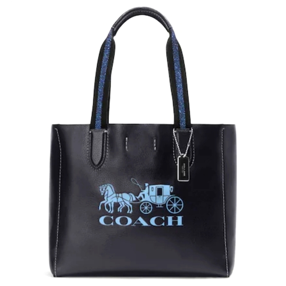Coach | Bags | Coach Derby Tote With Horse And Carriage In Color ...